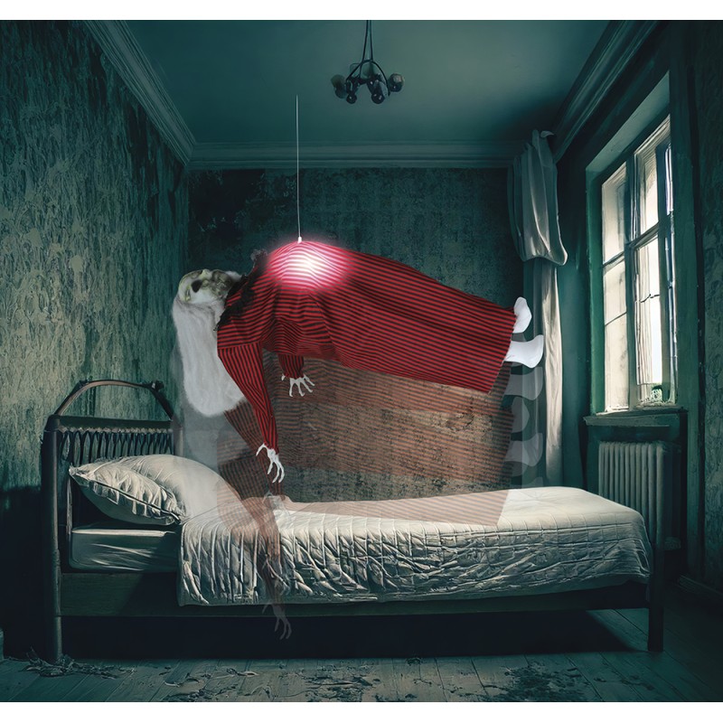 Muerta levitando