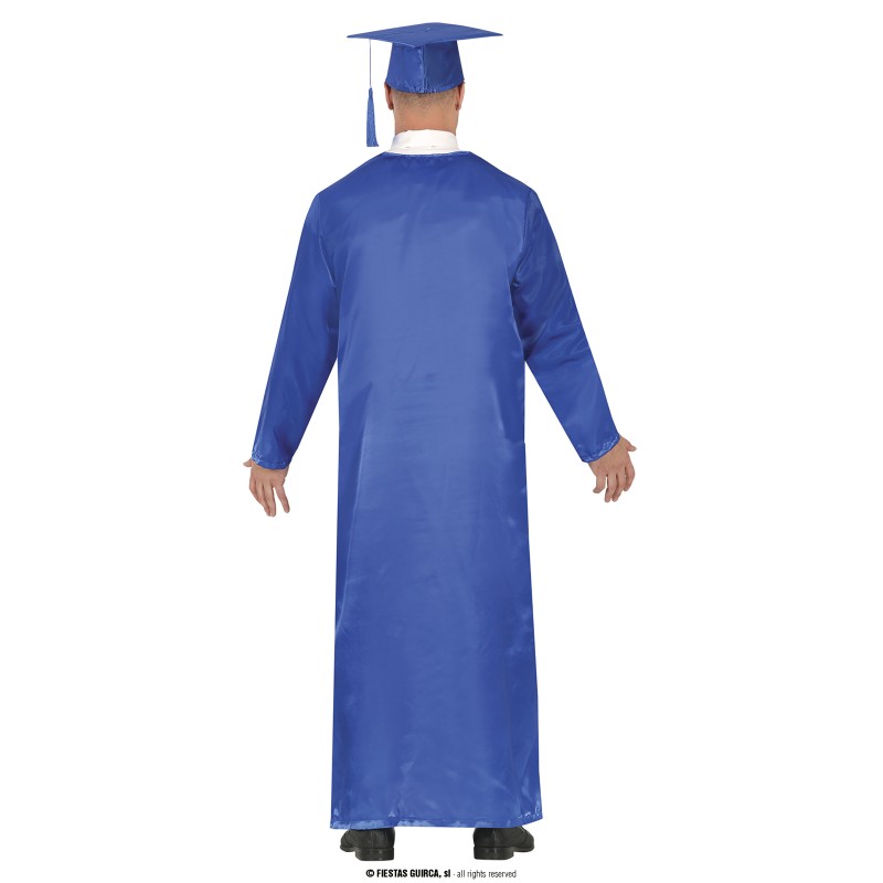 Toga graduado azul adulto
